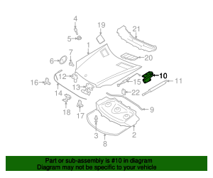 251-880-04-28 - Hinge 2006-2021 Mercedes-Benz | Mercedes-Benz USA Parts