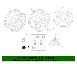 31423906 - Wheel Bolt Cap - 2016-2021 Volvo | Volvo OEM Parts Direct