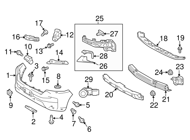 2016-2021 Toyota Land Cruiser Side Bracket 52115-60250 | Conicelli Toyota