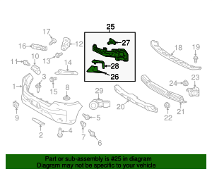 2016-2021 Toyota Land Cruiser Lower Grille 53104-60010 | OEM Parts Online