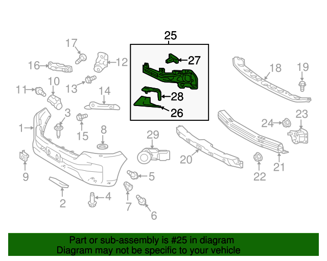 2016-2021 Toyota Land Cruiser Lower Grille 53104-60010 | OEM Parts Online