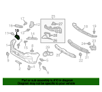 2016-2020 Toyota Land Cruiser Side Bracket 52115-60250 | Toyota Parts ...