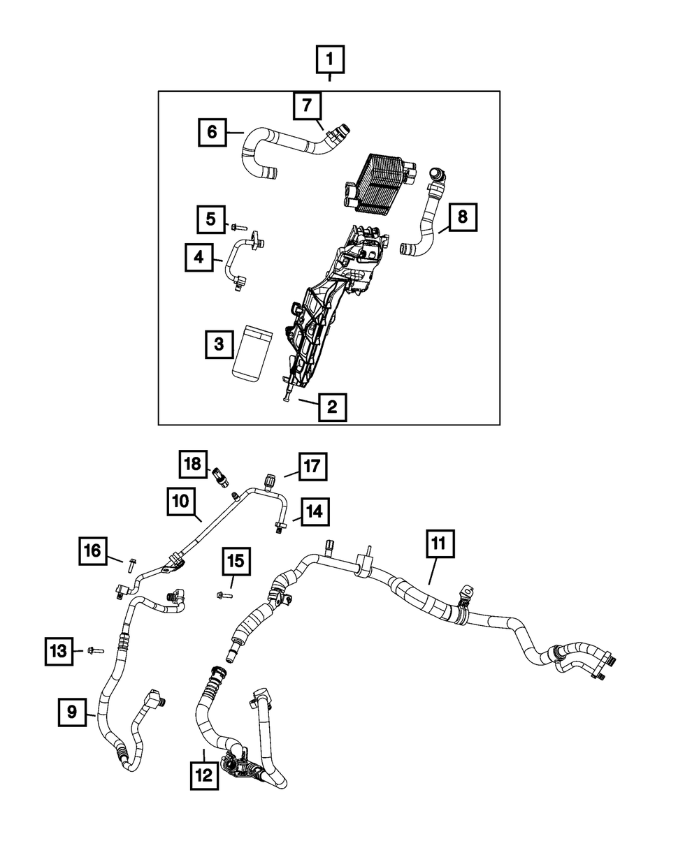 2019-2023 Mopar Air Conditioning Tube 68440147AA | Mopar eStore
