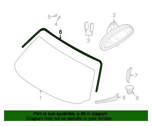 Genuine BMW 51-31-8-232-618 | Molding | FREE Shipping on Most Orders ...