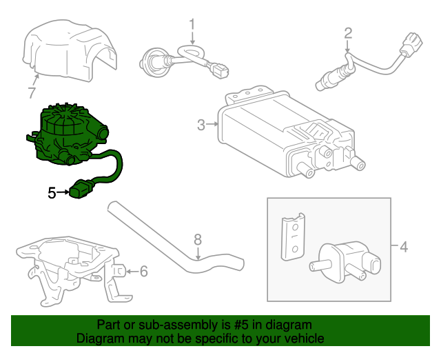 17610-0C030 - A.I.R Pump - 2013-2022 Toyota | OEM Genuine Toyota Parts