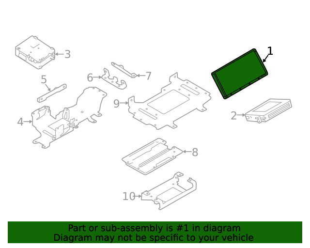 2016-2020 Land Rover Display Unit LR112397 | OEM Parts Online
