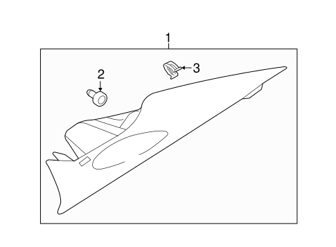 Interior Trim - Quarter Panels for 2015 Hyundai Sonata | Parts Hyundai