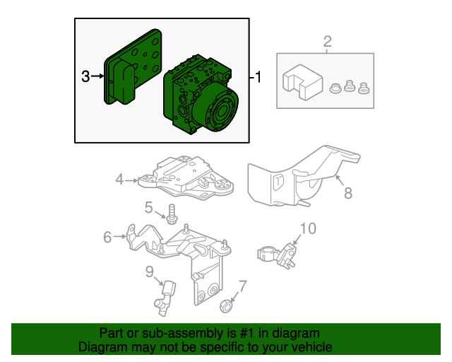 2021-2023 Audi ABS Control Unit 8S0-614-517-P-BEF | OEM Parts Online