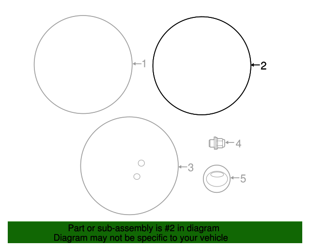 2018-2021 Toyota C-HR Wheel Alloy 18 Inch 42611-F4040 | OEM Parts Online