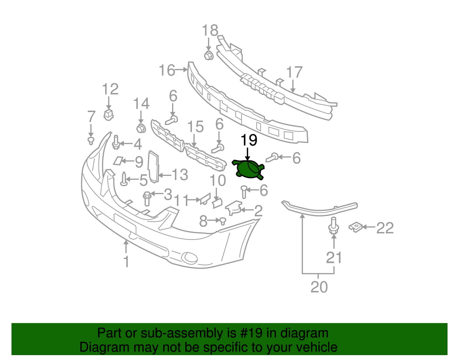 86524-2F000 - Blank Cover 2004-2006 Kia | Kia.Parts Store