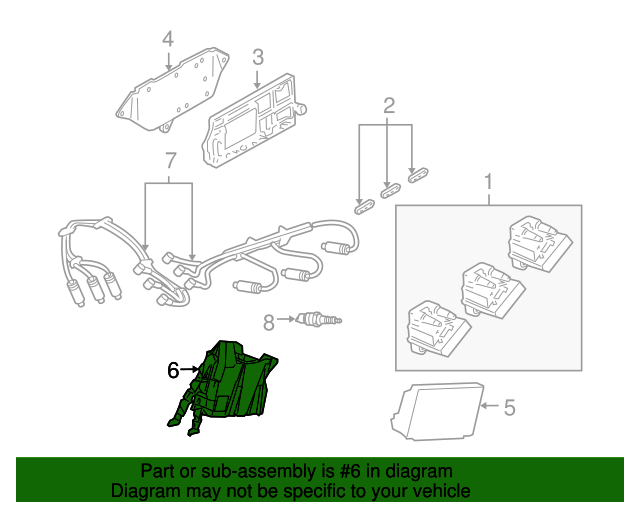 1997-2005 GM PCM Bracket 22657999 | GMPartsDirect.com