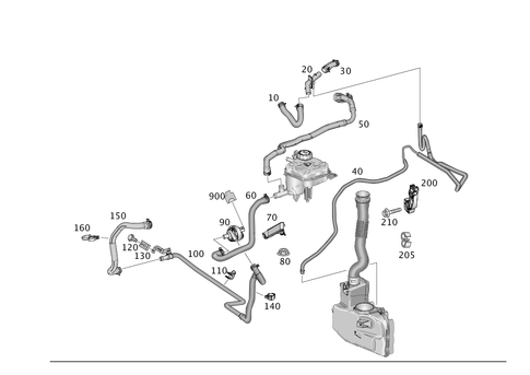 Heating Water Line for 2012 Mercedes-Benz ML 350 | Mercedes-Benz USA Parts