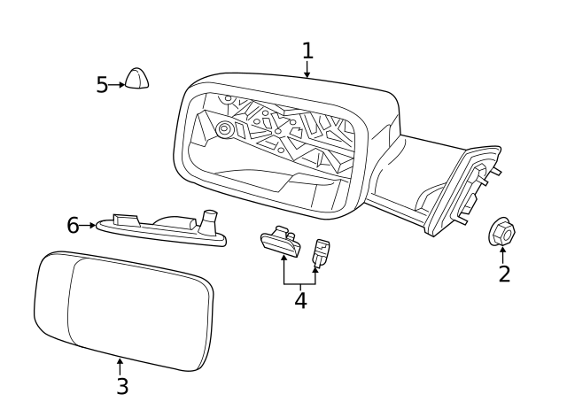 2019-2020 Ram Signal Lamp - Driver's Side (LH) 68460763AA | TascaParts.com