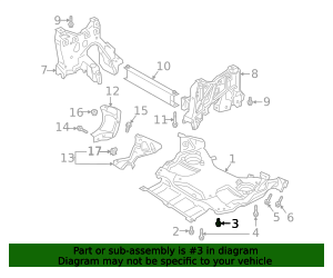 N-912-433-01 - Engine Cradle Mount Bolt 2019-2023 Audi | Audi OEM Parts