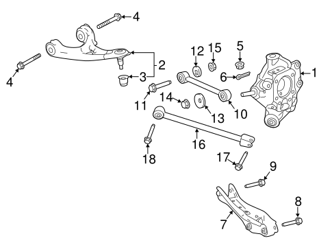 Rear Suspension for 2025 Honda Ridgeline | Honda Parts Direct