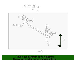 Genuine Stabilizer Link for 2012-2015 Hyundai | Part# 54830-4L000 ...
