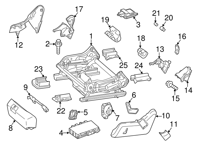 212-918-18-30-9051 - Outer Cover - 2010-2018 Mercedes-Benz ...