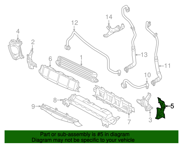 Genuine OEM Engine Oil Cooler Cover | 207-505-09-88 | Fits Select 2014 ...