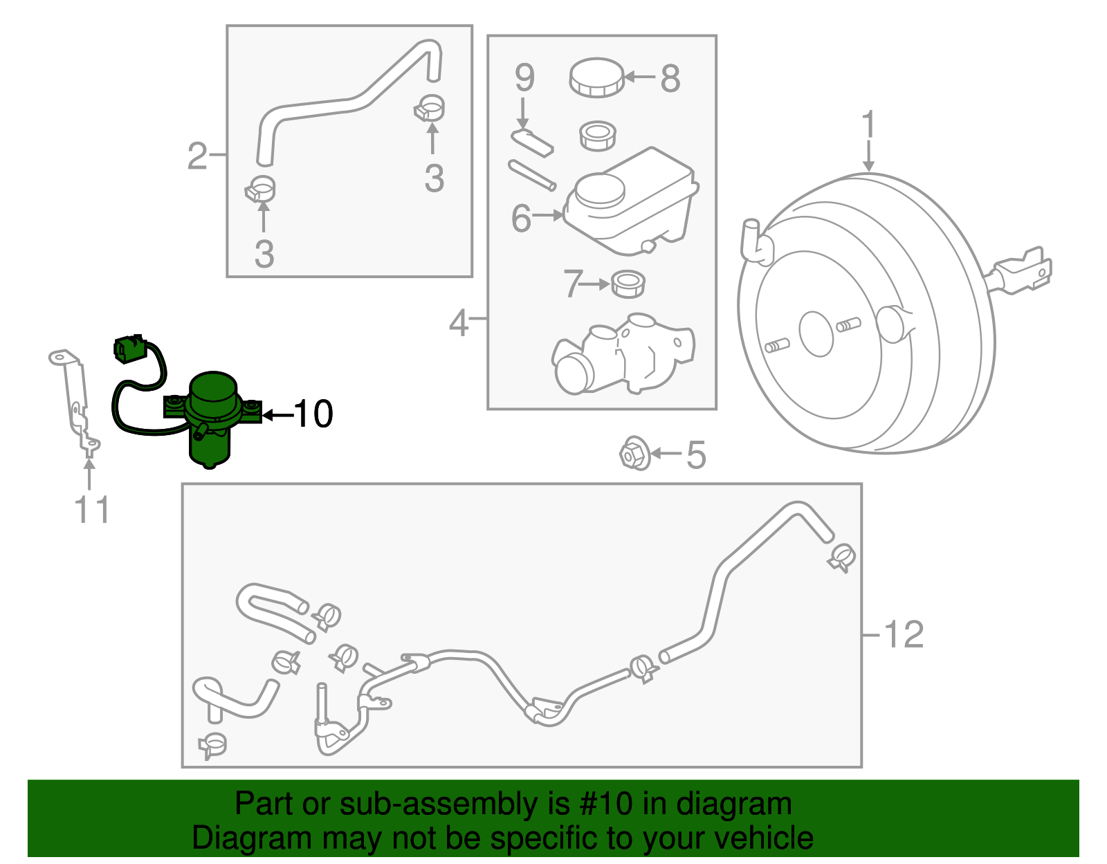 2014-2021 Subaru Vacuum Pump 26110VA000 | Subaru Parts Store