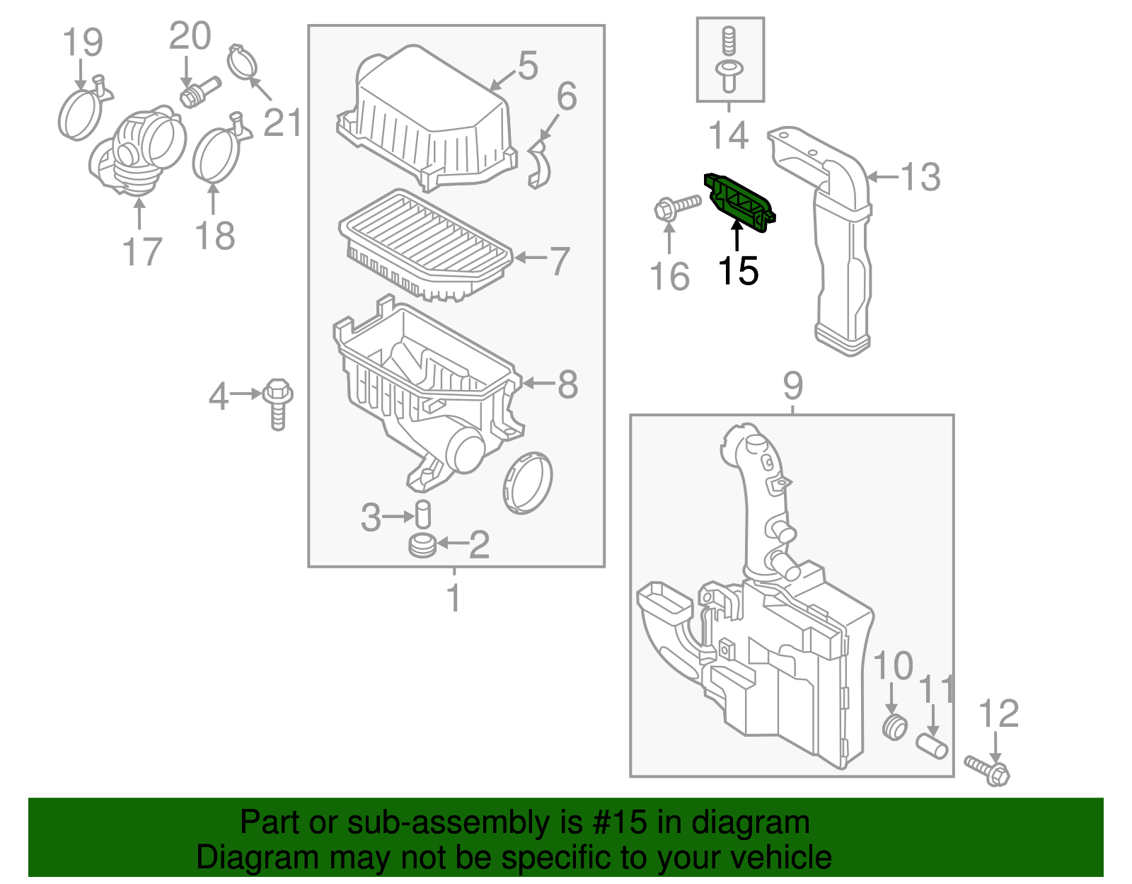 2012-2017 Hyundai Veloster Grille 28213-2V100 | Hyundai Wholesale Direct