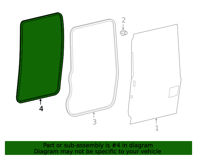 2020-2023 Mercedes-Benz Body Weather-Strip 463-741-07-00 | MB OEM Parts