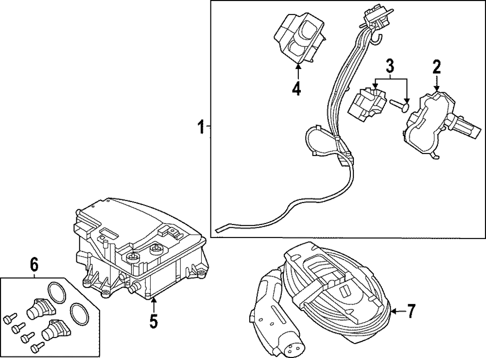 OEM BMW Charge Cable Part# 61445a8ba82 | BMW Parts Center