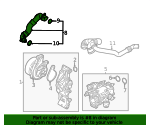 11538645546 - 2019-2023 BMW Coolant Hose (11-53-8-645-546) | BMW of ...