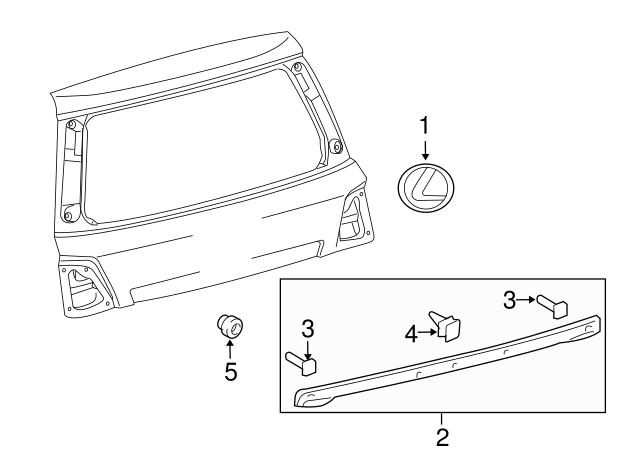 2006-2021 Lexus Emblem 90975-02081 | OEM Parts Online