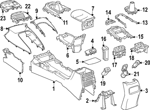 Corolla interior parts store
