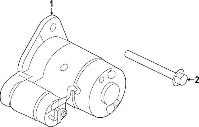 Motor Assembly-Starter 23300-6SA1A | My Nissan Part