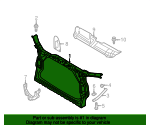 8K0-805-594-L - Radiator Support 2008-2017 Audi | Audi OEM Parts