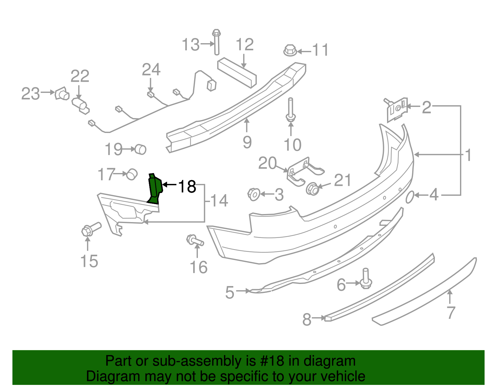 2010-2017 Audi Upper Guide 8T0-807-889 | TascaParts.com