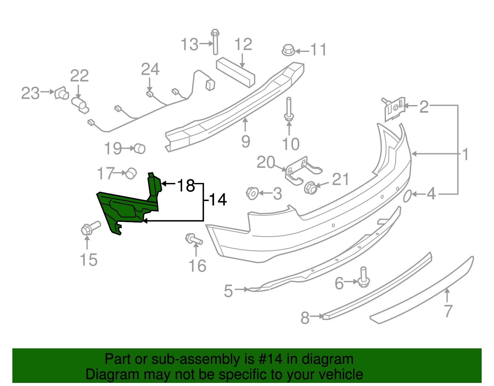 8T0-807-571 - Lower Guide 2008-2017 Audi | Audi OEM Parts