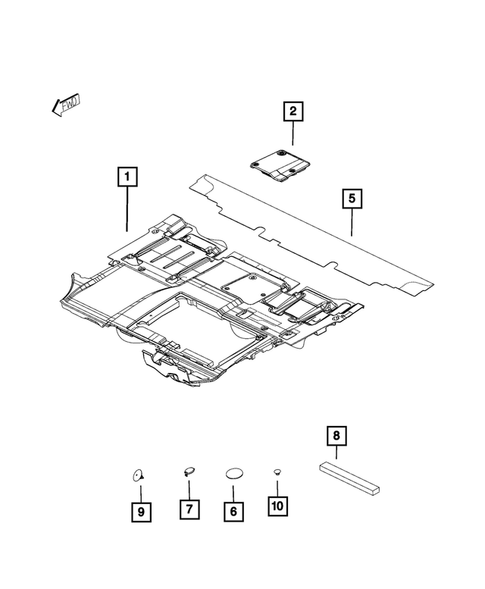 Carpets, Floor Mats, Load Floor, and Silencers for 2023 Ram ProMaster ...