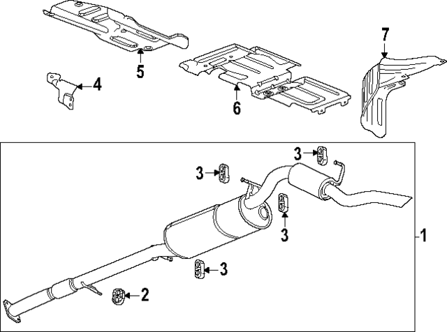 2023-2024 GM Heat Shield 87865001 GM | GMPartsDirect.com
