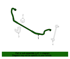 2006-2013 BMW | Stabilizer Bar | 31356793312 | BMW OEM Parts Store