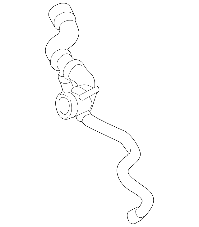 17127591087 - 2010-2011 BMW 760Li Lower Hose (17-12-7-591-087) | BMW of ...