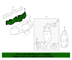 Exhaust Manifold 24590266 GM | GMPartsDirect.com