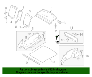 2010-2024 Ford Outer Molding Pin W711687-S300 | Ford OEM Parts Online