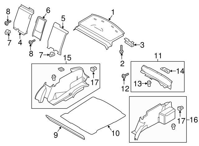 2008-2021 Ford Wheelhouse Liner Retainer Clip -W703505-S439 ...