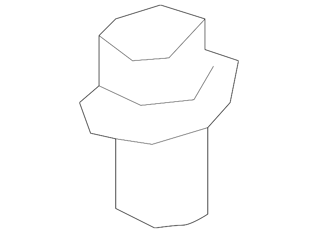 -W710338-S451 - Upper Center Pillar Trim Retainer Clip 2017-2022 Ford ...