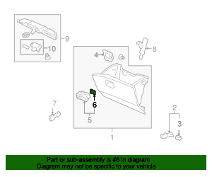 2002-2010 Honda Stopper 77547-S9A-G01 | Cheaper Honda Parts