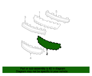 25784042 - Front Upper Grille 2008-2012 Chevrolet Malibu ...
