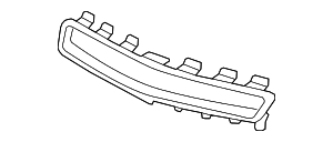2008-2012 Chevrolet Malibu Front Center Grille 15823701 GM ...