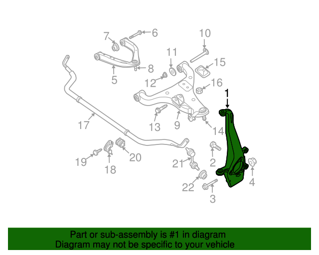 40014-1LA0A - Knuckle 2004-2024 Nissan | Nissan Parts & Accessories Online