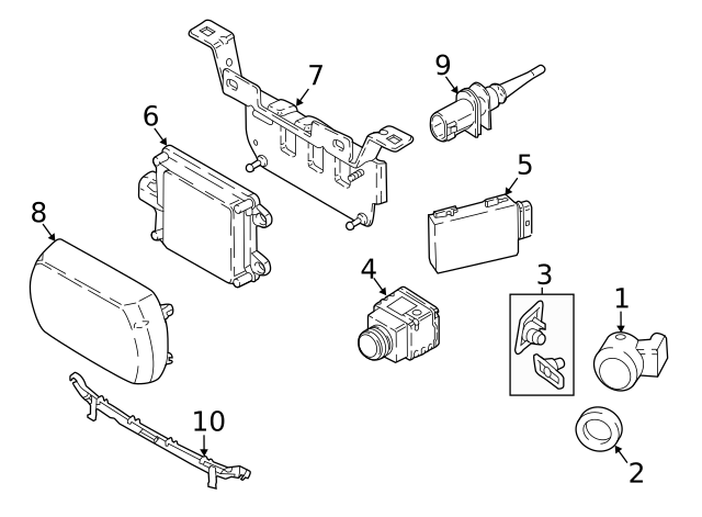 Genuine BMW 51-11-7-456-656 | Harness Mount Bracket | FREE Shipping on ...