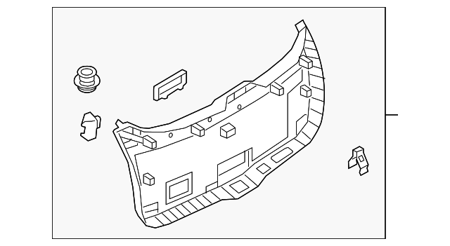 KB7W-68-960A - Lower Trim Panel - 2017-2023 Mazda CX-5 | MazdaSwag
