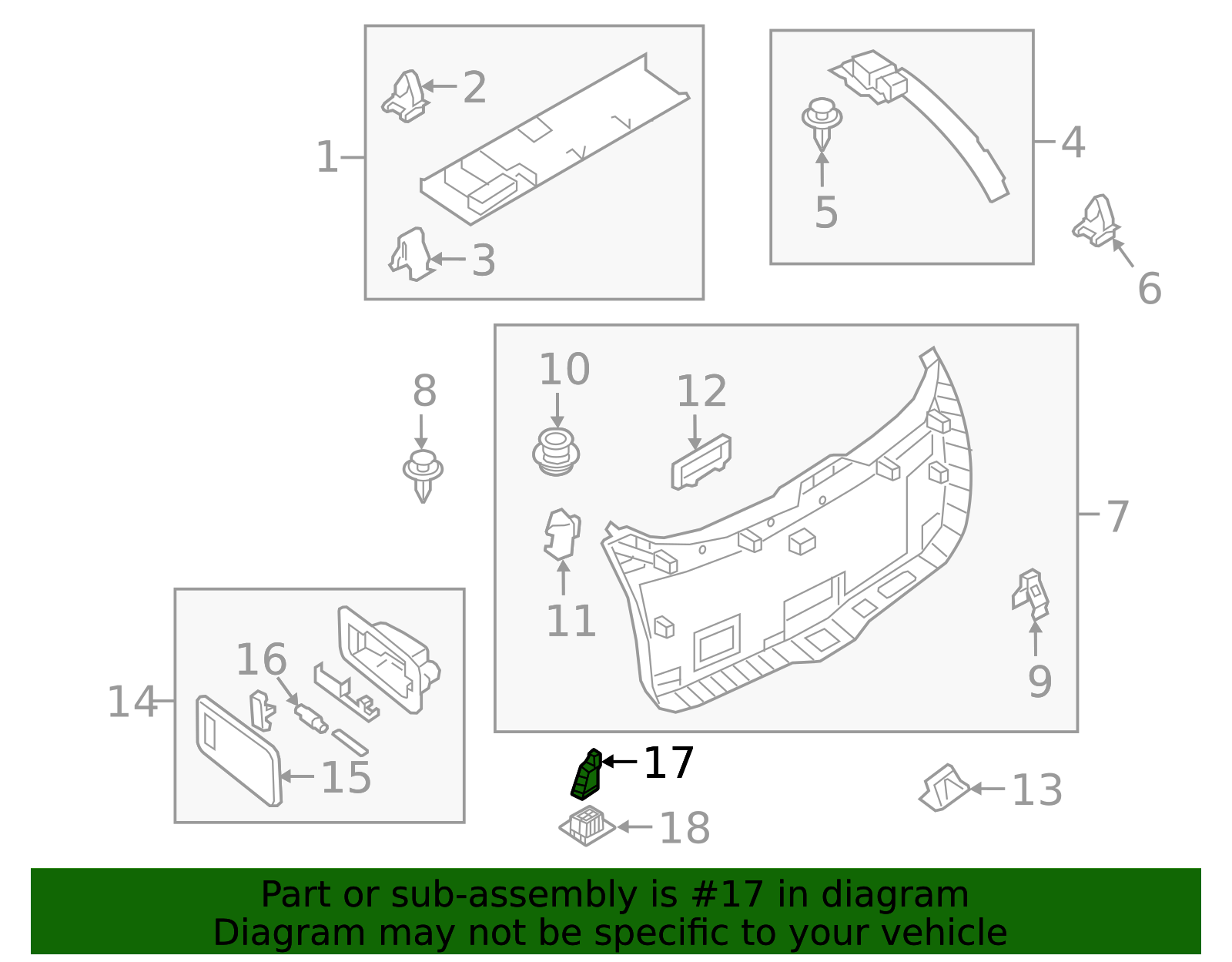 2017-2020 Mazda CX-5 Lift Gate Switch TK48-66-LR0 | QuirkParts