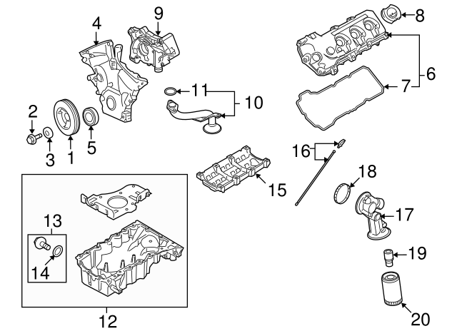 XW4Z-6700-AA - Seal 1999-2024 Ford | Ford OEM Parts Direct