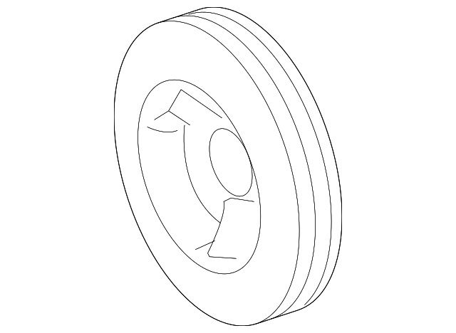 2007-2018 Ford Crankshaft Pulley 8T4Z-6312-A | TascaParts.com